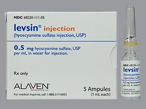 Levsin injection : Uses, Side Effects, Interactions, Pictures, Warnings & Dosing - WebMD